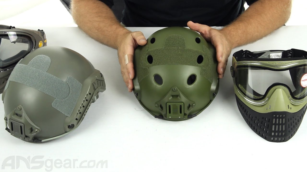 Bravo Airsoft PJ and MH Helmets - Review - YouTube