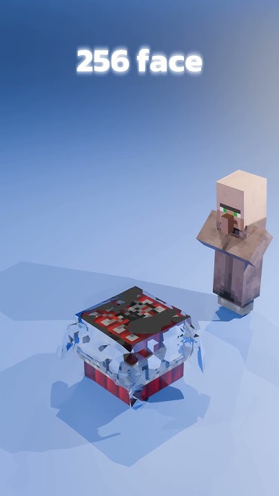 Minecraft 3D Cloth Simulation:TNT 1💣💥#blender #minecraft #m2fine # ...