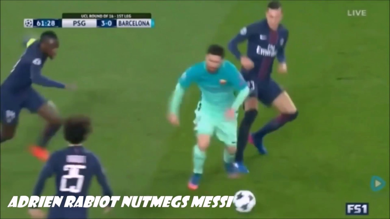 Lionel Messi humiliated and nutmegged by great players - Part 1 - YouTube
