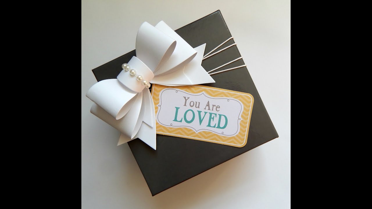 How to Assemble Elegant Multi Loop Bow from Spellbinders Amazing Paper ...