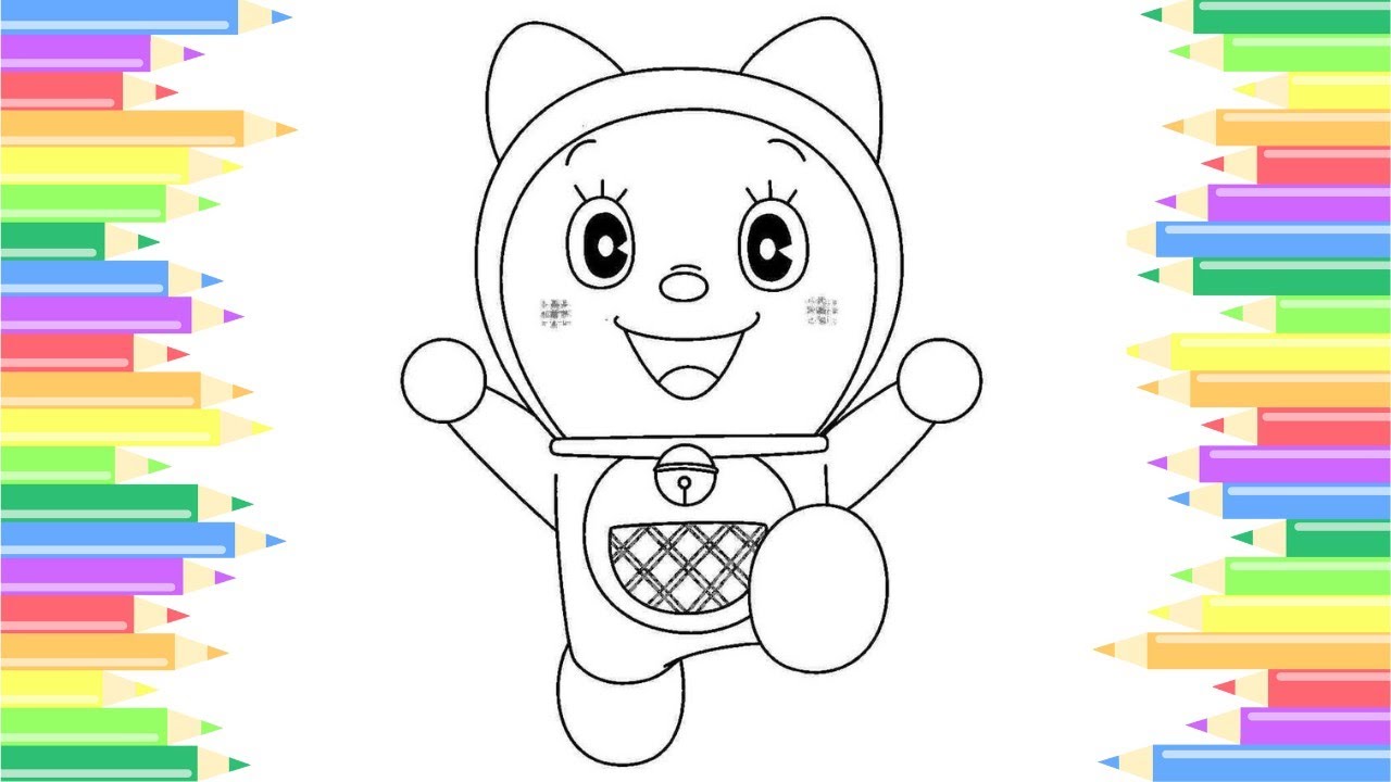 Mewarnai Dorami (Adik Doraemon) - YouTube