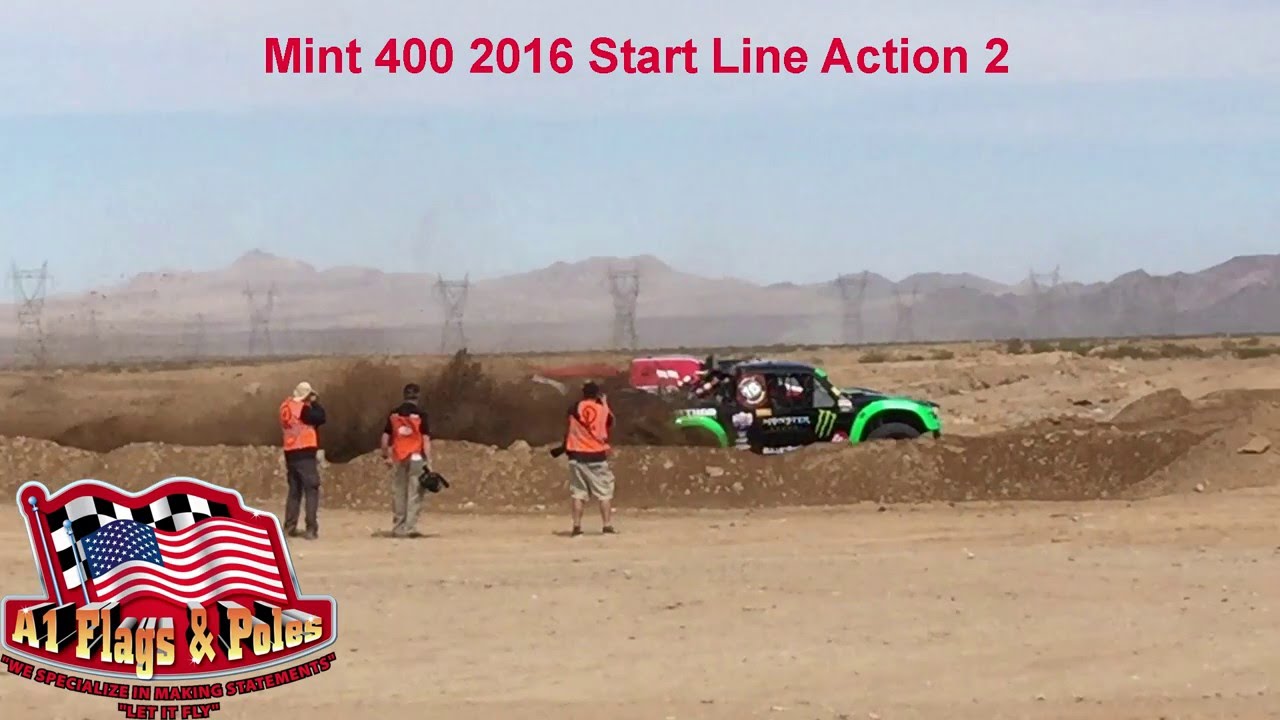 A1 Flags and Poles Mint 400 2016 2 - YouTube