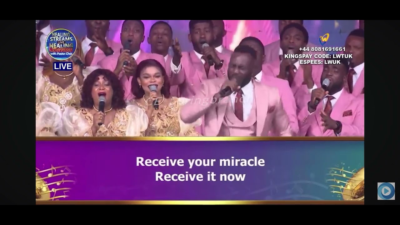 RECEIVE YOUR MIRACLE By LOVEWORLD SINGERS & Isaiah Samson at the July ...