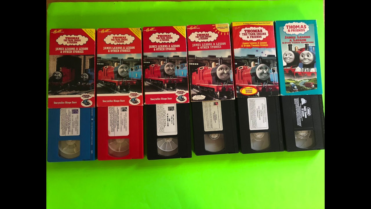 James Learns a Lesson: All 6 Versions of the VHS Videotape! - YouTube