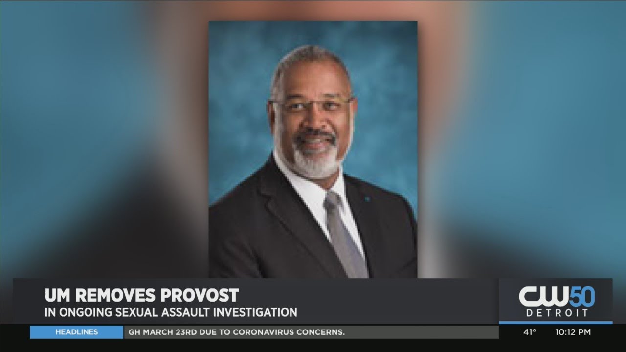 University Of Michigan Removes Martin Philbert As Provost - YouTube
