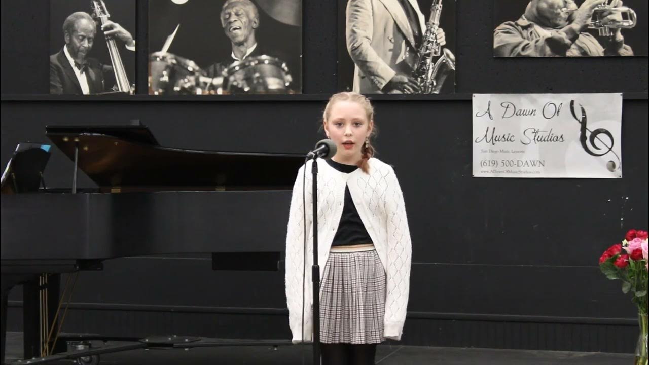 San Diego Music Lessons | Olivia | Winter Recital 2025 | A Dawn Of Music Studios - YouTube
