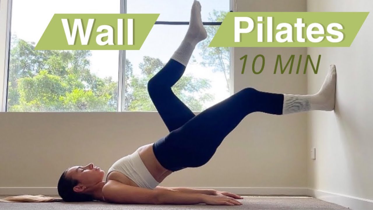 WALL PILATES BEGINNER WORKOUT | 28 Day Wall Pilates / Day 10 & 20 - YouTube