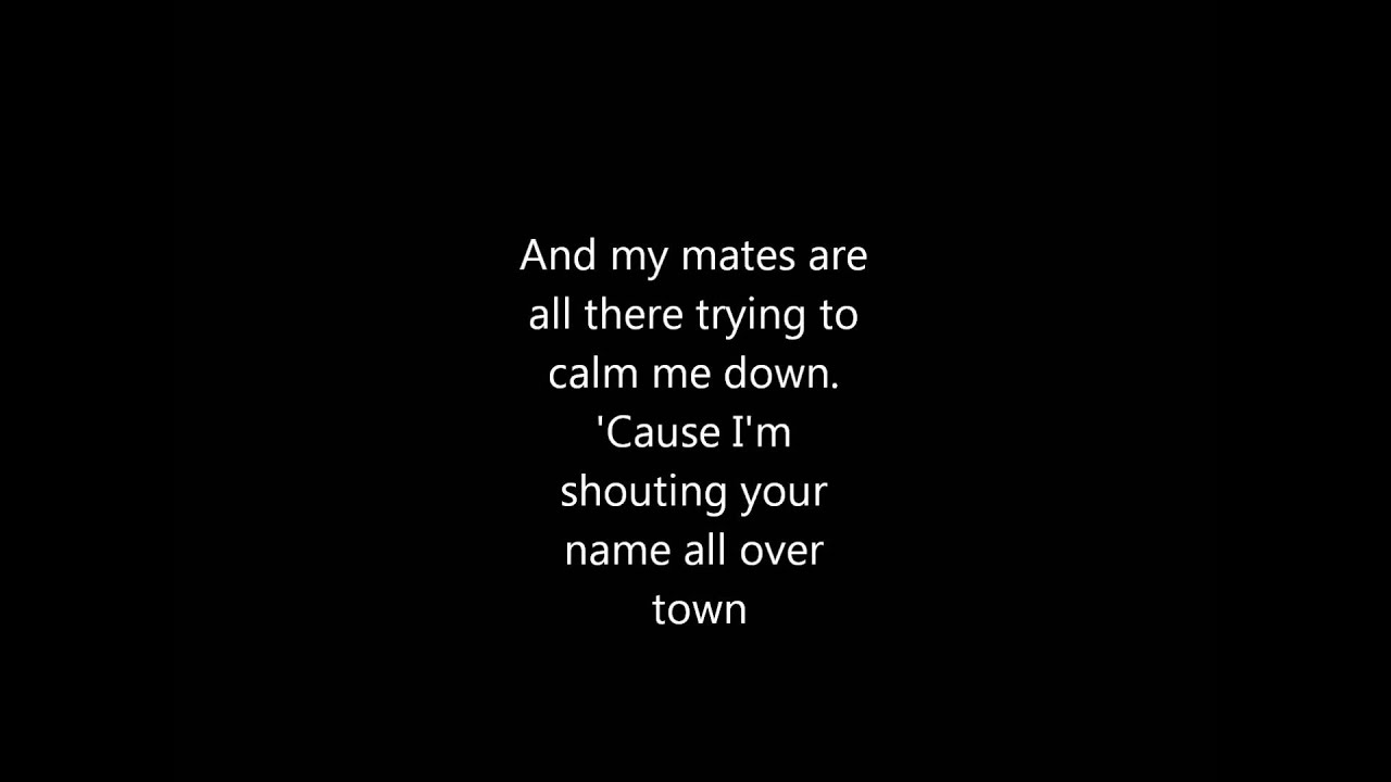 The Script-Nothing (Drinking Version) Lyrics - YouTube