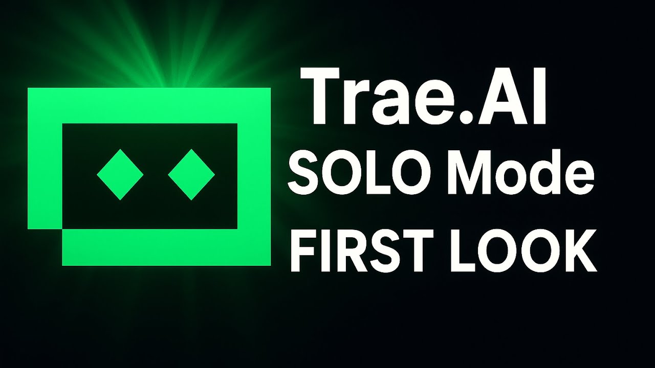 Trae.AI SOLO Mode First Look - Better than Claude? - YouTube
