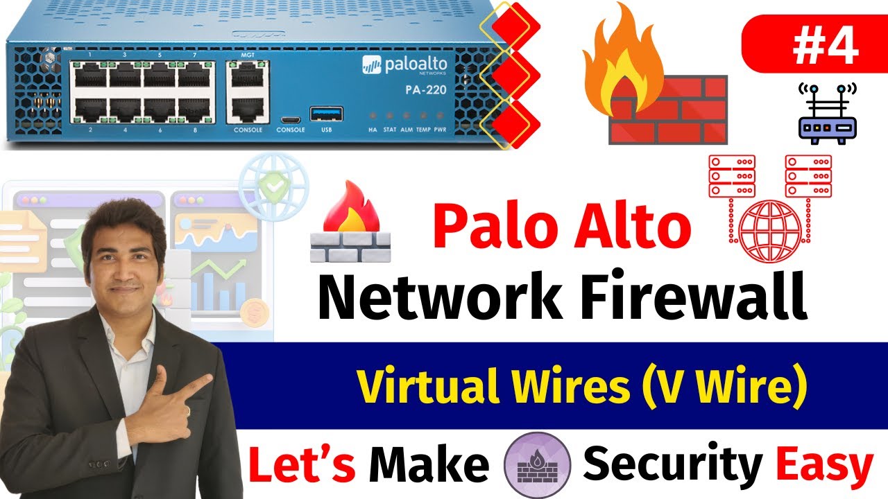 Day 4 Palo Alto Firewall Complete Course | What is Virtual Wire (V ...