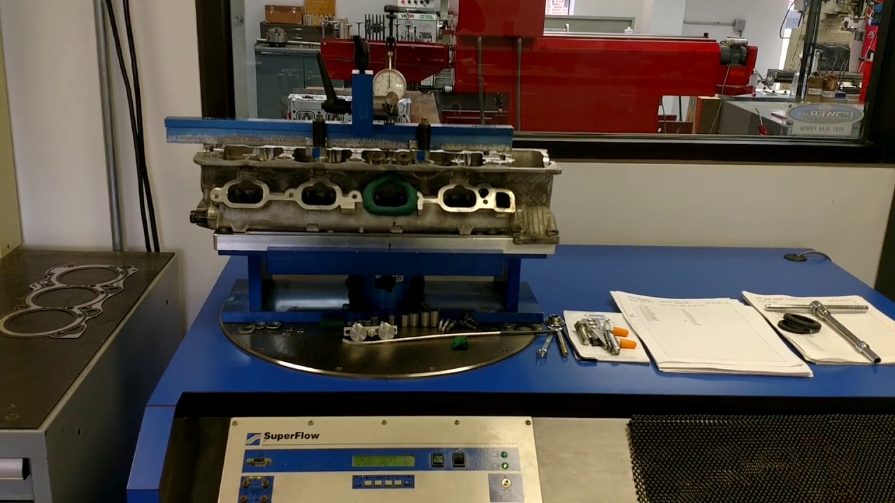 RaceIQ Heads on the flow bench. - YouTube