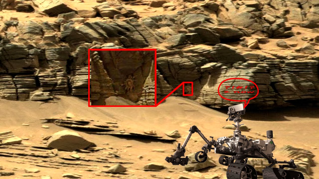 Giant Space crab Alien on Planet Mars NASA Send rover to go back and ...