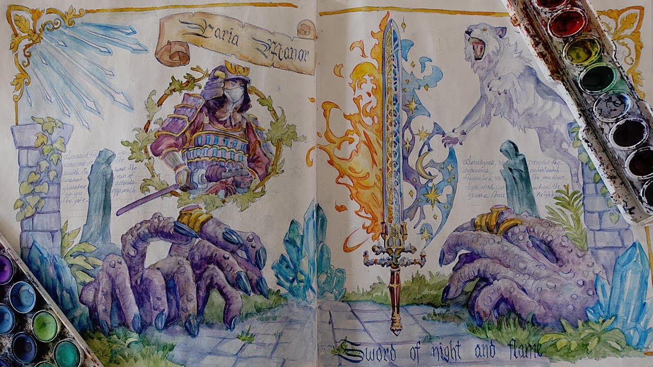 Crazed Fan Illustrates Entire Elden Ring Play through in 600 Page ...