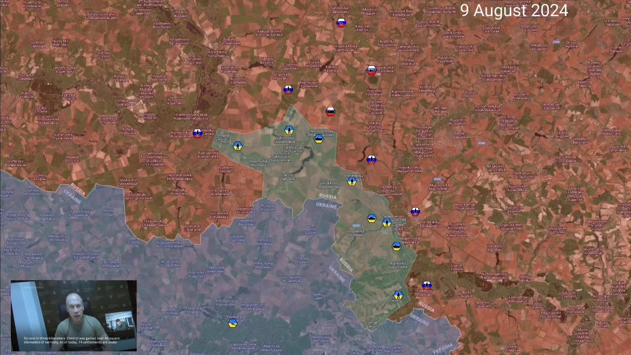 Ukrainian invasion of Kursk Everyday [6 to 26 August 2024] - YouTube