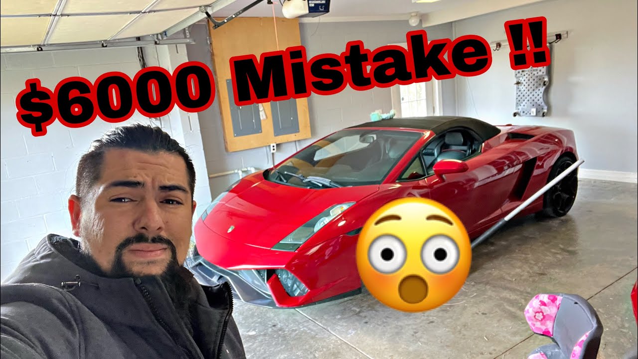 How To Jack Up A Lamborghini Gallardo Without Cracking Windshield ...