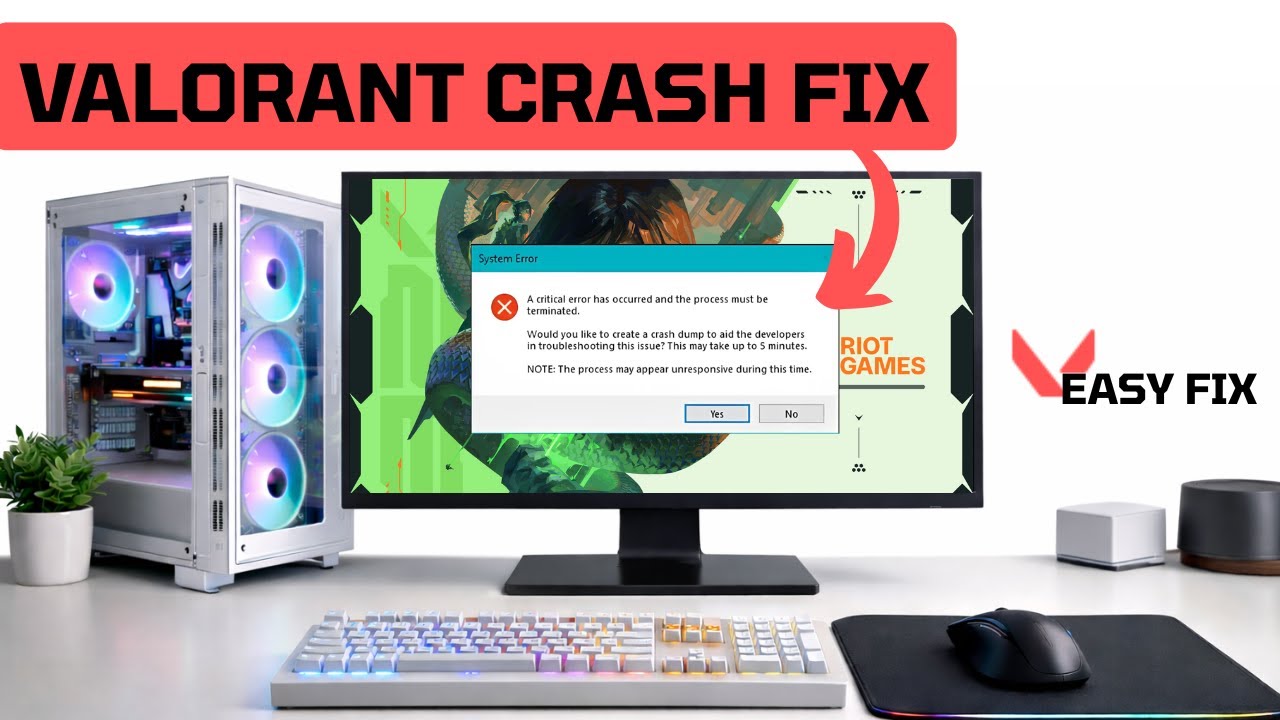 Fix Valorant Keeps Crashing on PC | Crash on Startup & Mid-Game ...