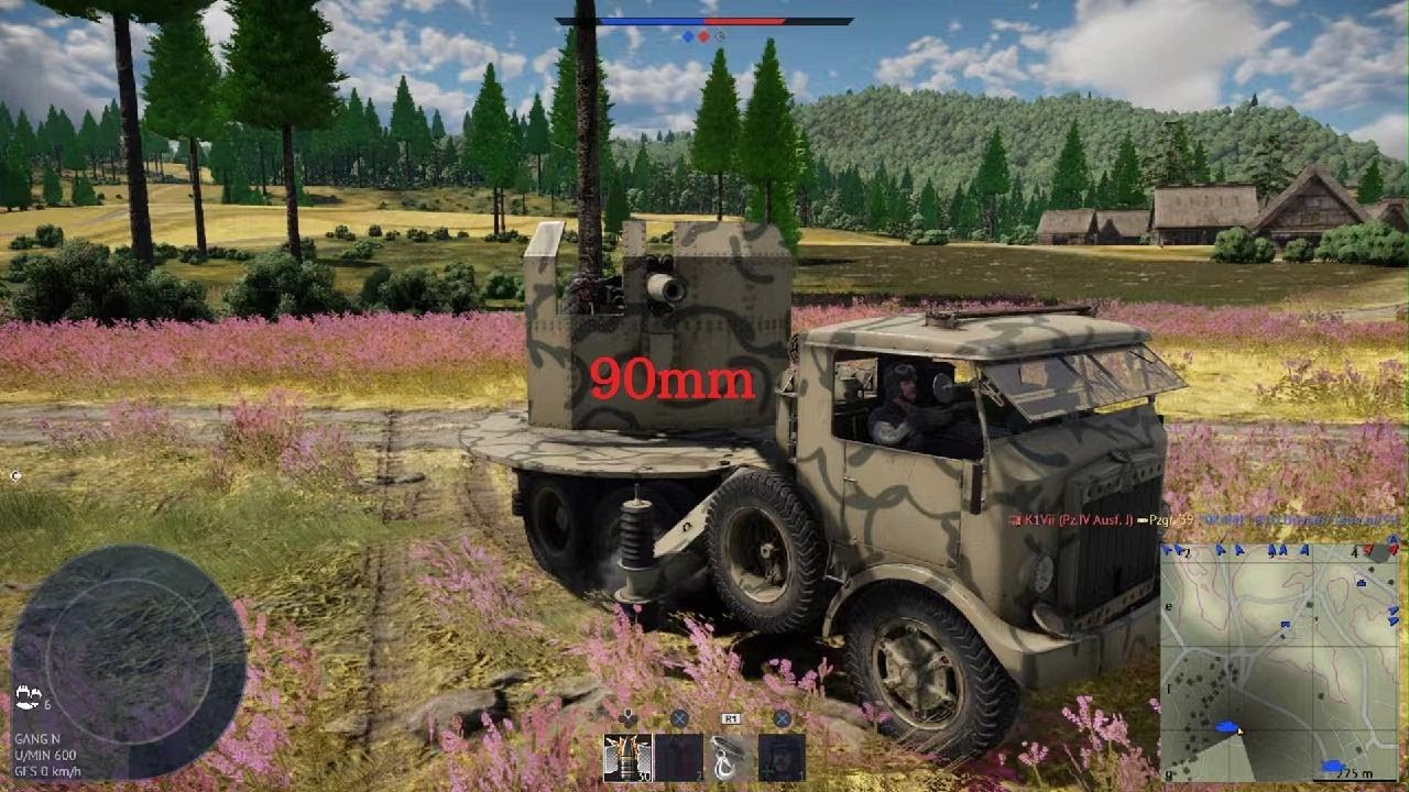 Die Italienische Flak [Breda 90/53] War thunder German - YouTube