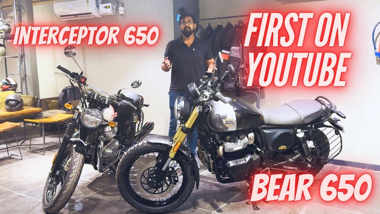 Royal Enfield Bear 650 vs Interceptor 650 Detailed Comparison | Price ...