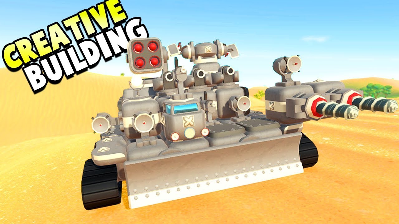 TerraTech New Update 2018: EPIC STARTER BUILD & CREATIVE MODE - Amazing ...