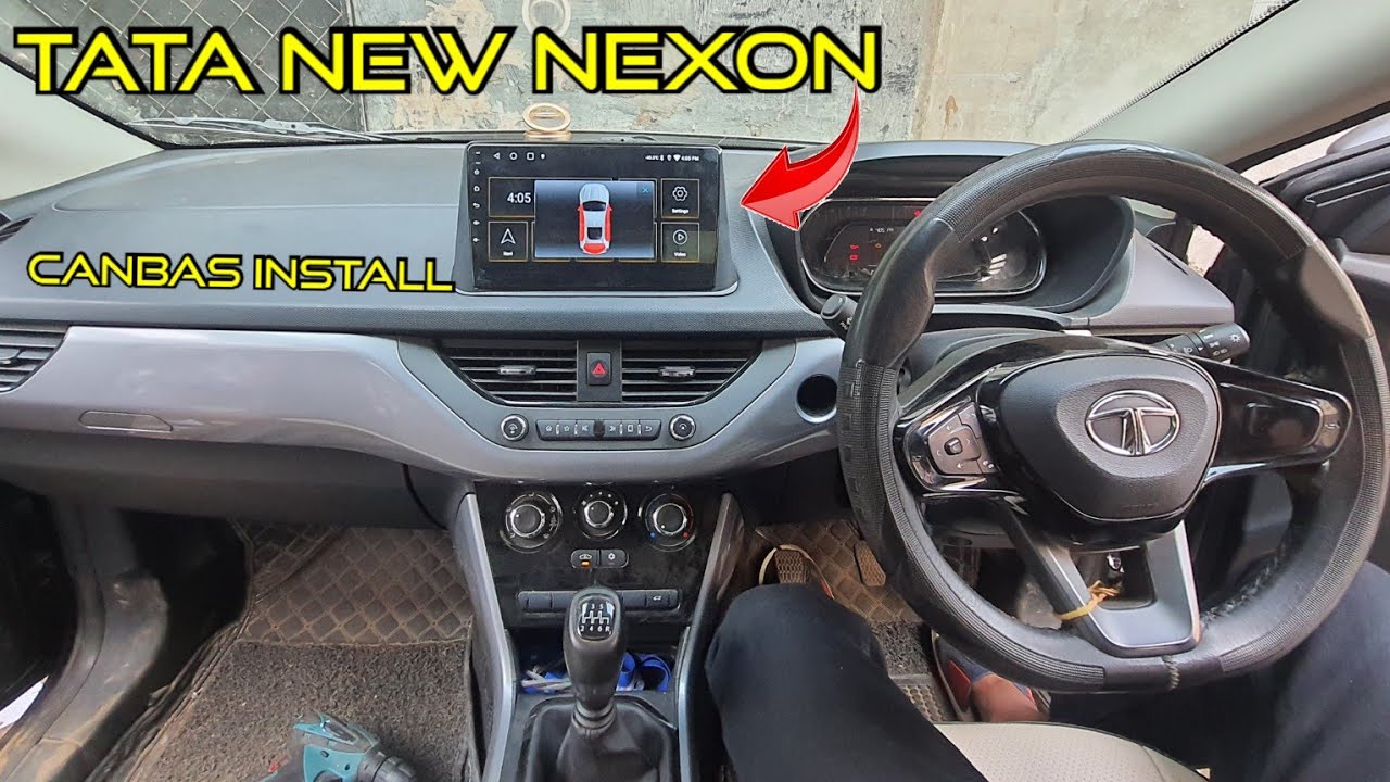 Tata nexon without wiring cutting installation Android infotainment ...