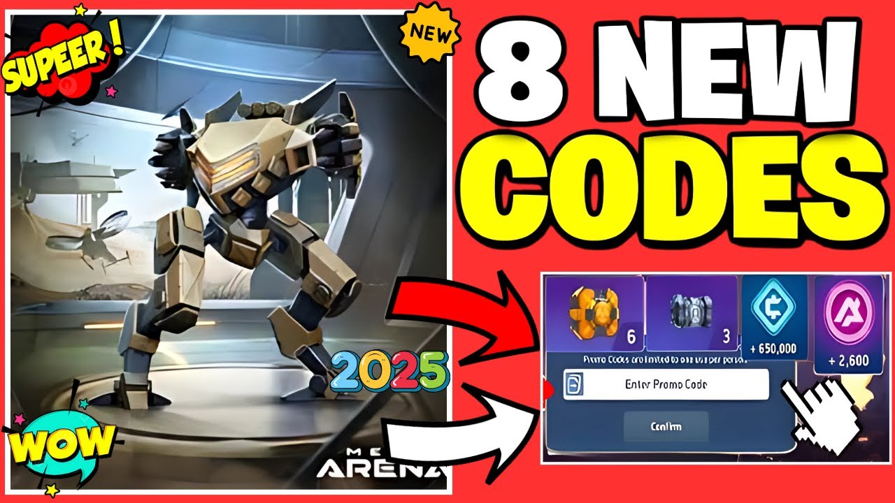 ☑️SURPRISE CODES☑️⚡MARCH⚡MECH ARENA PROMO CODES 2025 MARCH | MECH ARENA ...