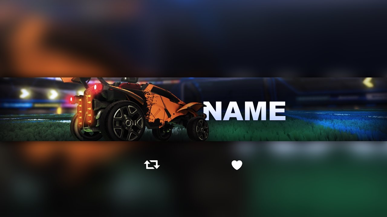 Rocket Leauge Channel Art Template by Chorus - YouTube