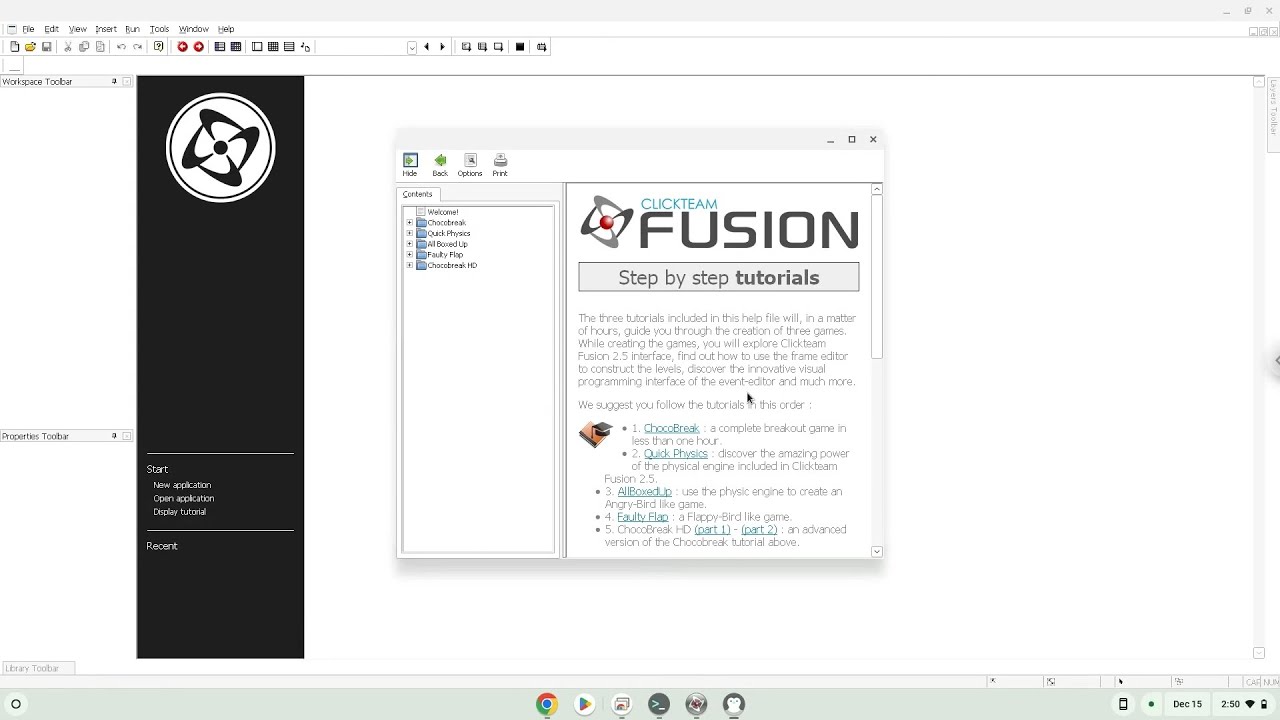 How to install Clickteam Fusion on a Chromebook - YouTube