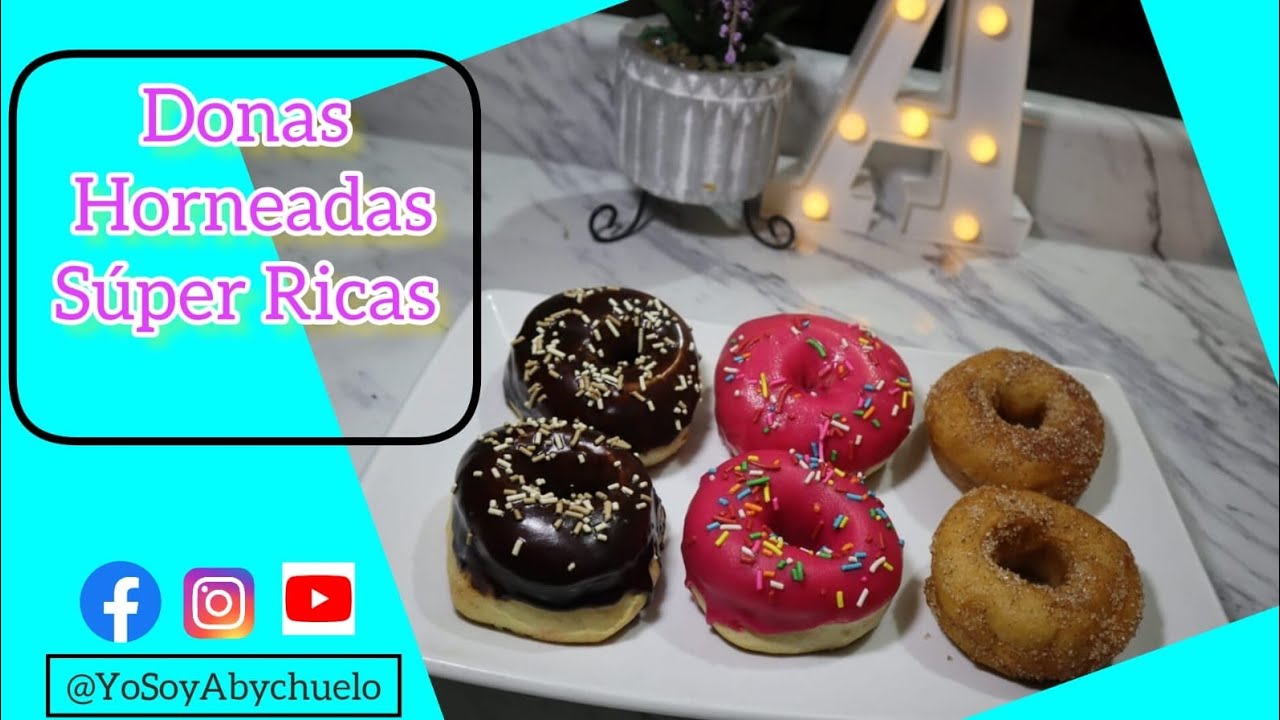 COMO HACER DONAS SUPER RICAS Y FÁCILES!!! #viral #chef #recetas #cocina ...