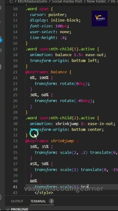 Text Animation Using Html And Css Html Htmltutorial Webdevelopment Tutorial Webdeveloper