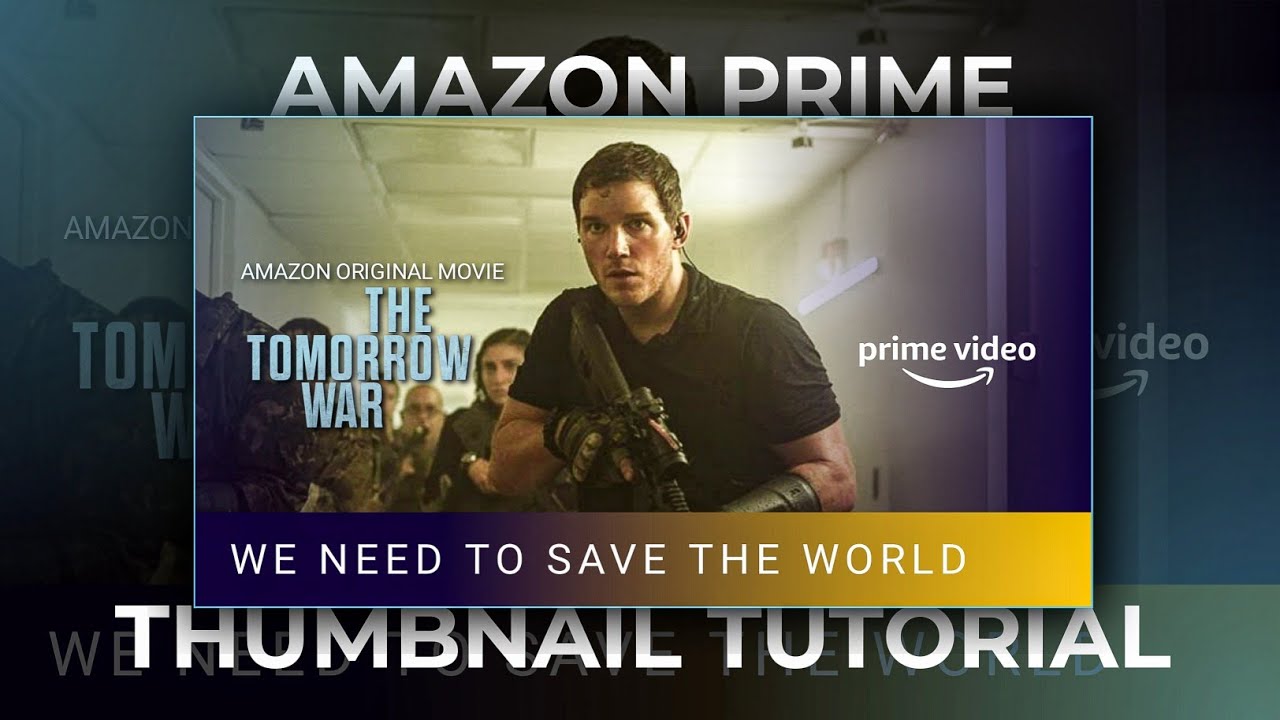 Amazon Prime video thumbnail tutorial | Using Pixellab - YouTube