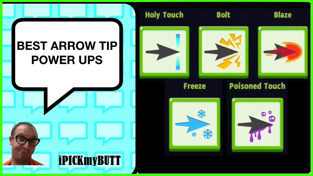 Archero - Best Arrow Tip - Blaze, Holy Touch, Poisoned Touch, Bolt ...