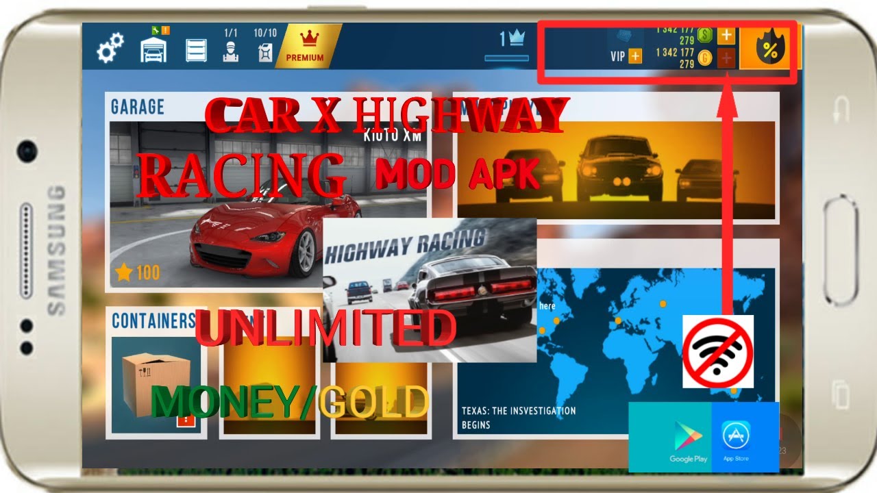 Download CarX Highway Racing || Mod Apk || Unlimited Money & Gold || HD ...
