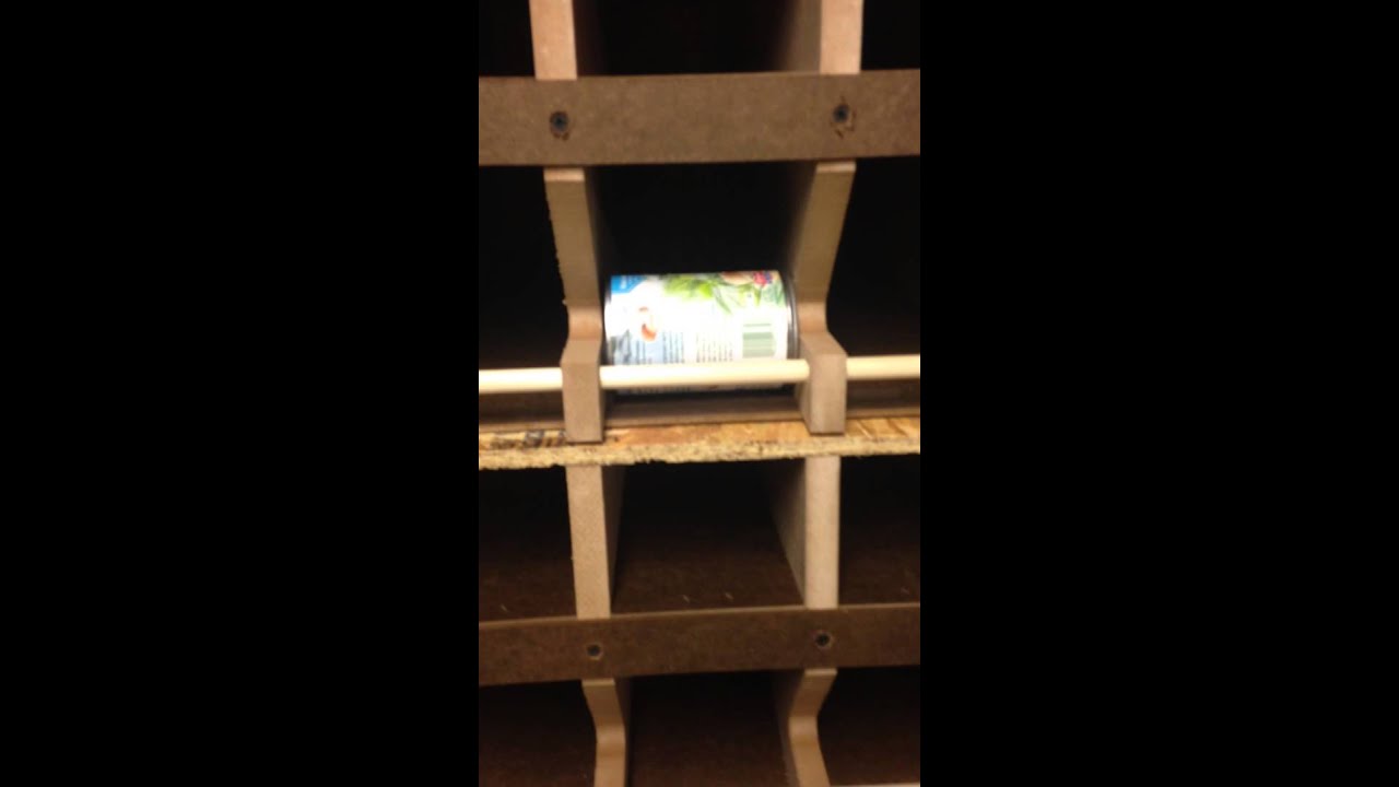 Custom Built Can Rotator Rack System - YouTube