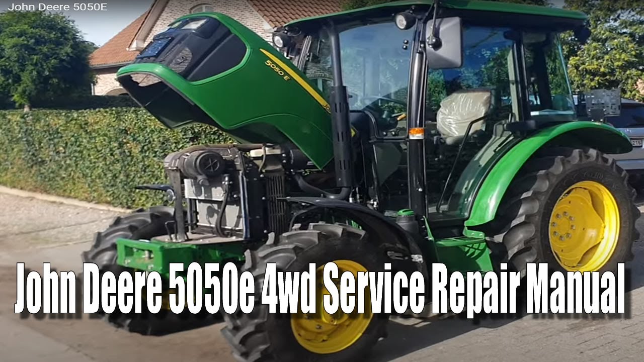 John Deere 5055e 5065e 5075e 4x4 Service Manual - YouTube