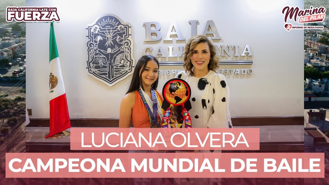 Les presento a Luciana Olvera, cachanilla CAMPEONA de baile a nivel MUNDIAL - YouTube