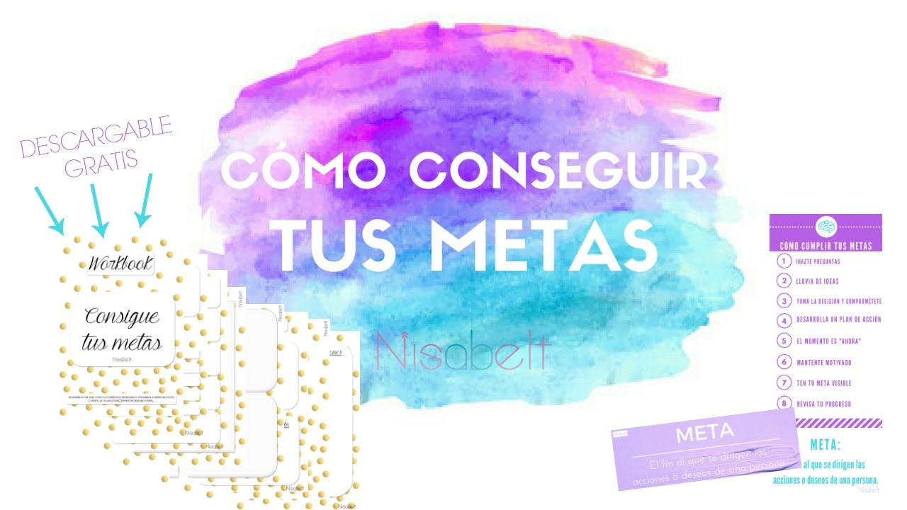 Cómo conseguir metas y propósitos /NISABELT - YouTube