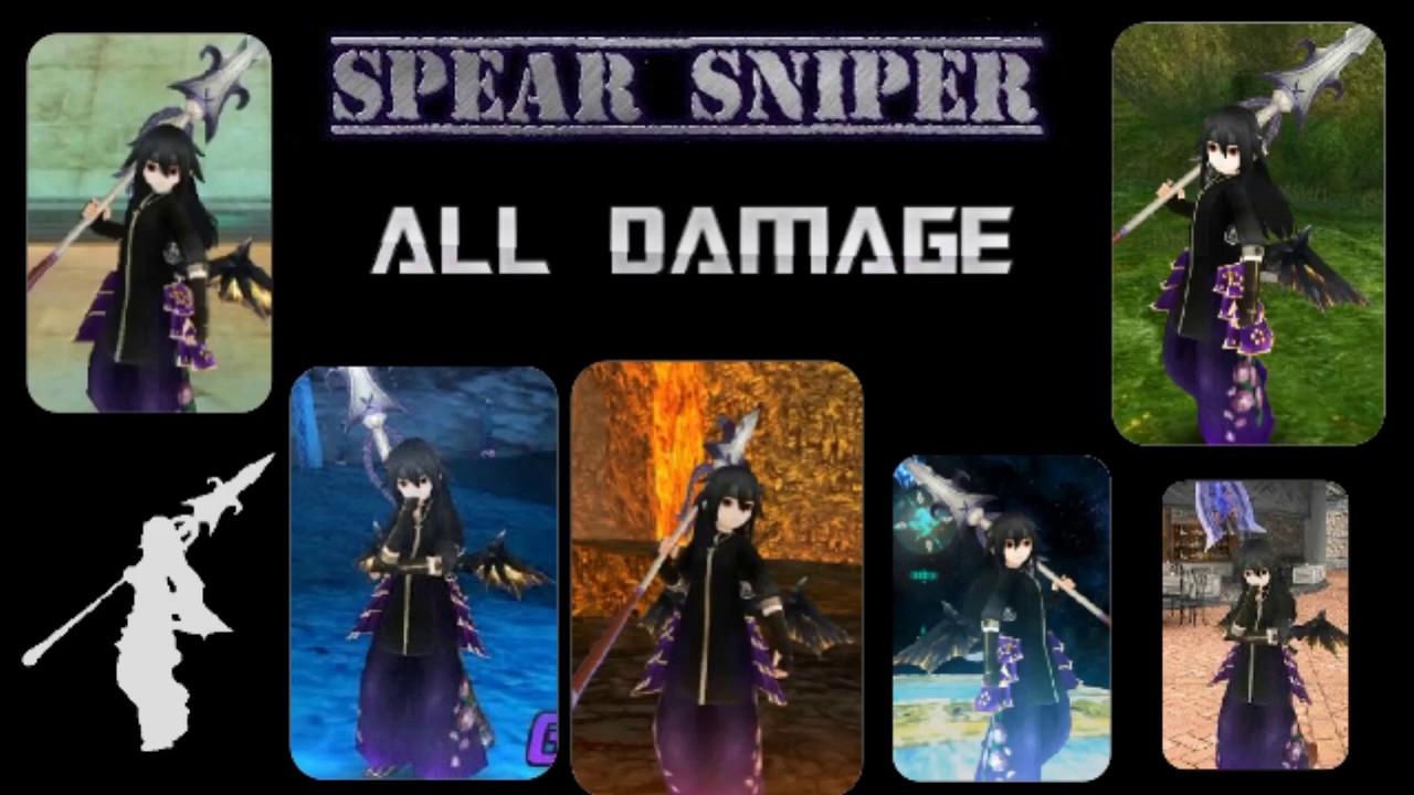 Toram Online Spear Sniper ALL DAMAGE - YouTube
