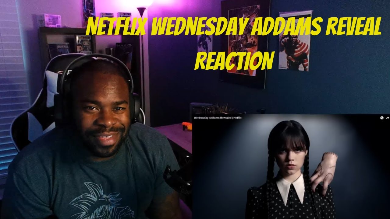 Wednesday Addams Revealed Netflix REACTION - YouTube