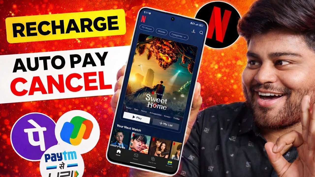Netflix Recharge Kaise Kare | Netflix Auto Pay Cancel Kaise Kare 2024 ...