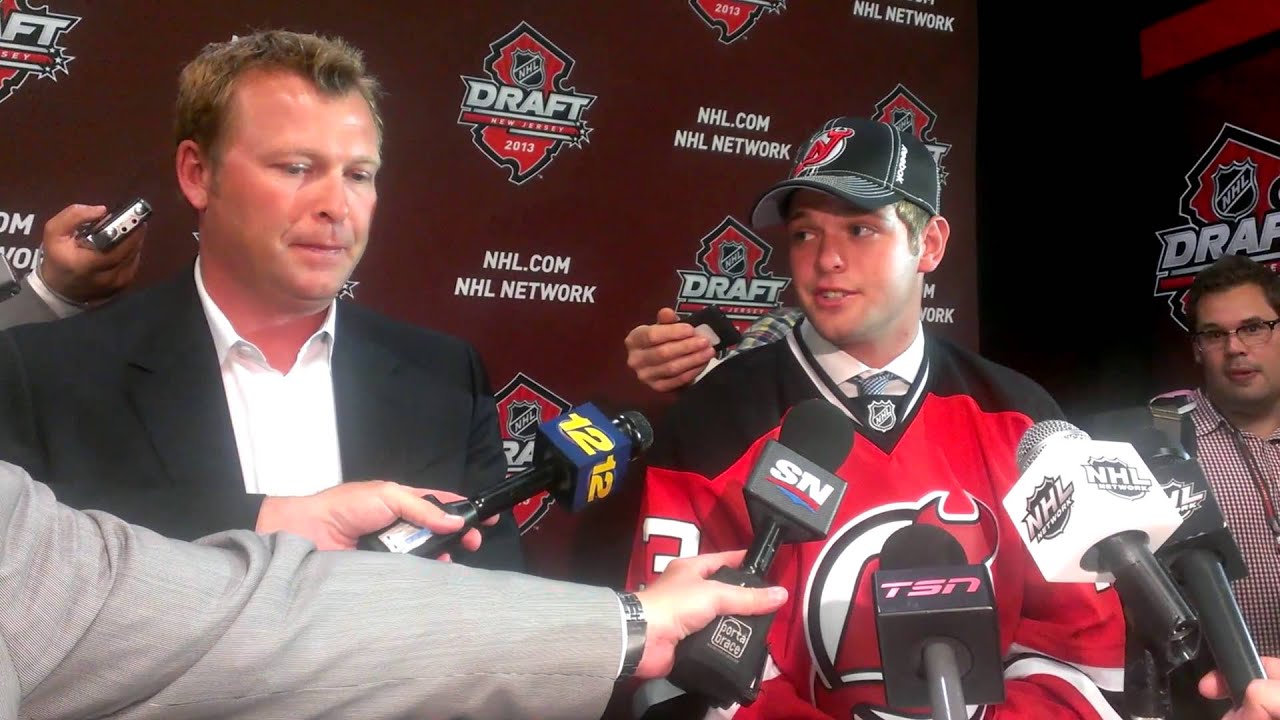 2013 NHL Draft - Anthony and Martin Brodeur - YouTube