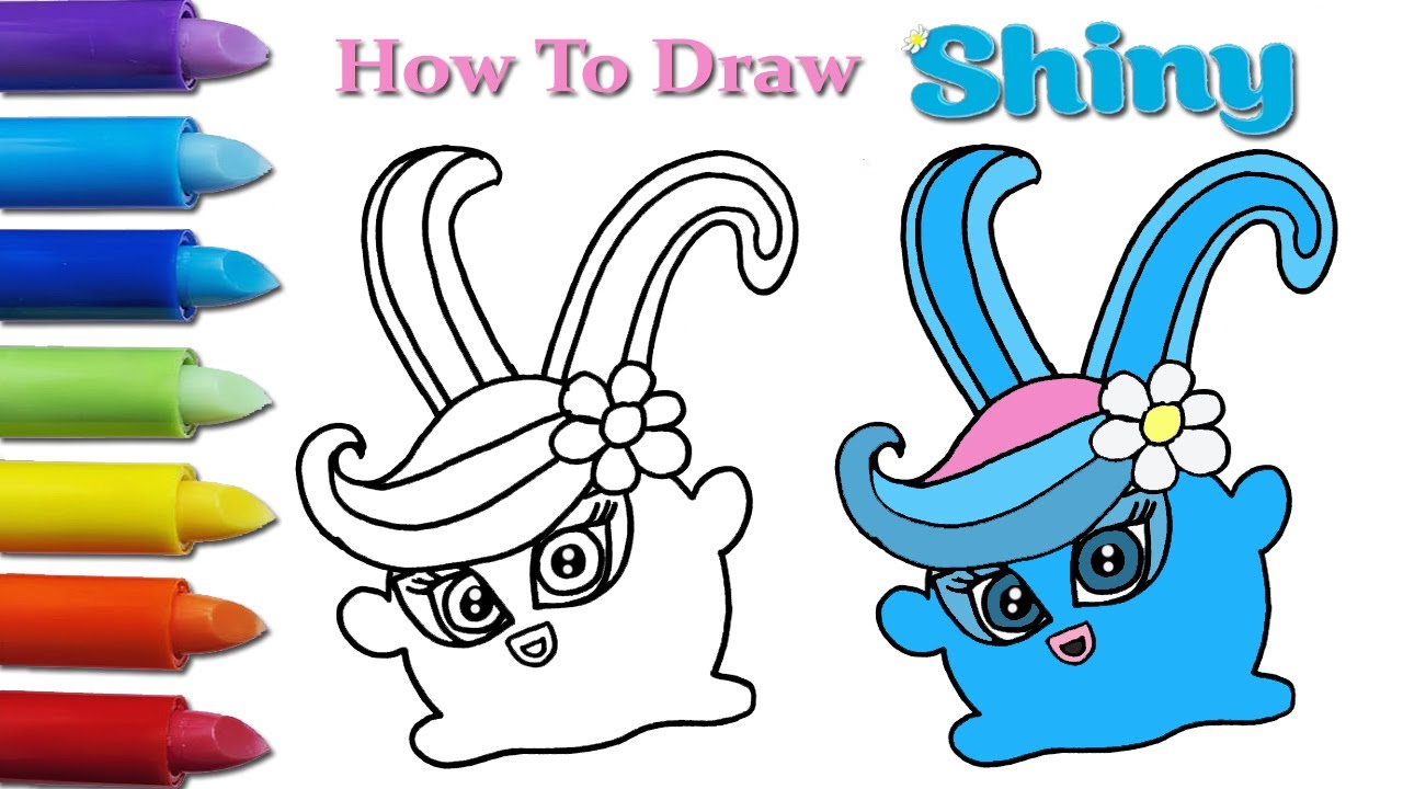 SUNNY BUNNIES | Drawing Shiny 2 | Art & Crafts - YouTube