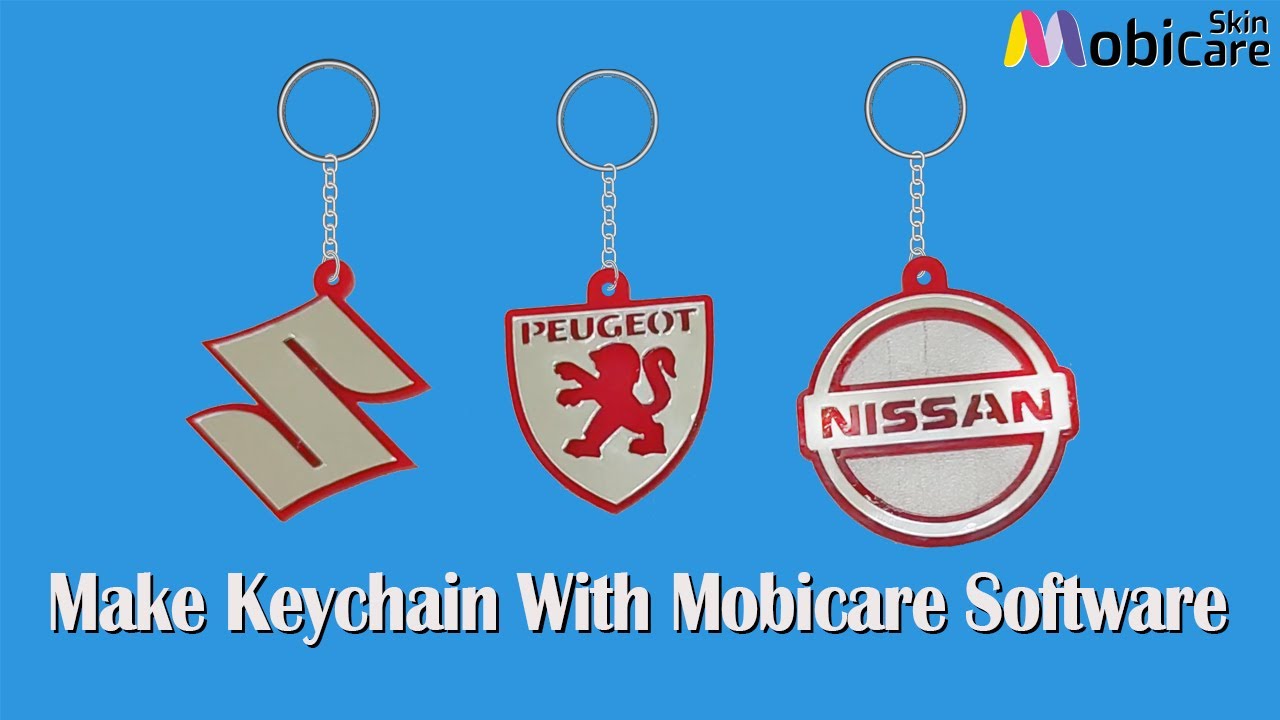 How To Make Keychain With Mobicare Software - YouTube