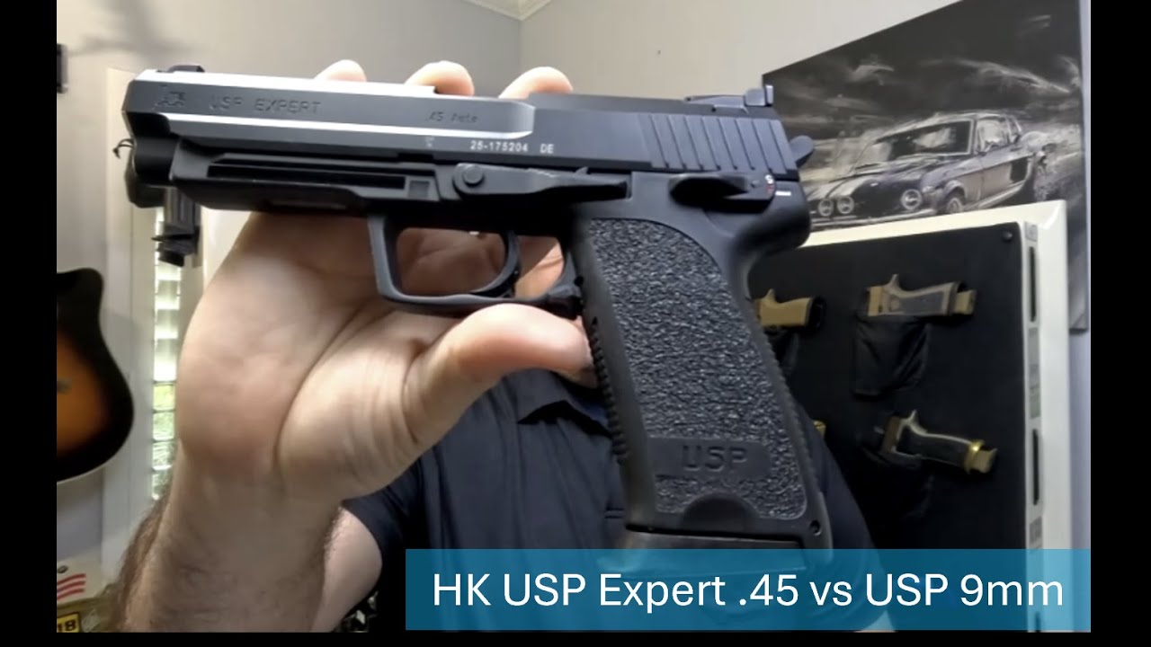 🔫 HK USP Expert .45 vs USP 9mm: ¿Precisión alemana o potencia bruta ...