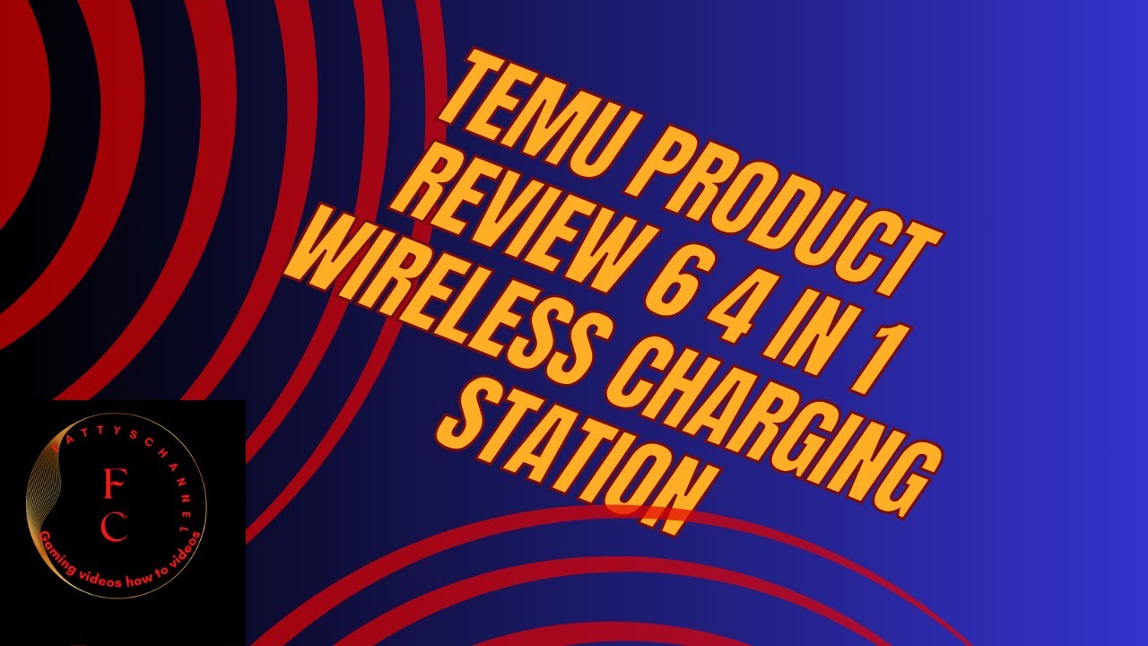 4 in 1 wireless charging station TEMU PRODUCT REVIEW 6 - YouTube