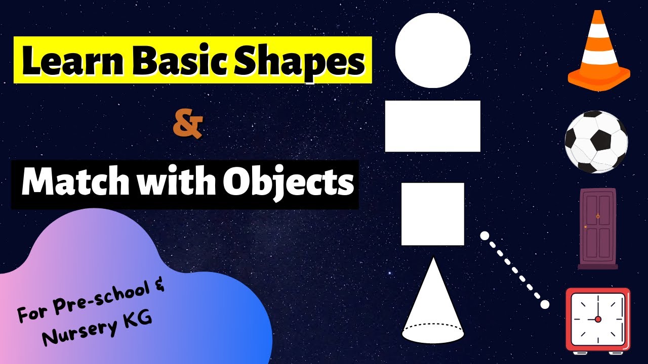 Learn Shapes with practical || shapes matching activity for preschool ...