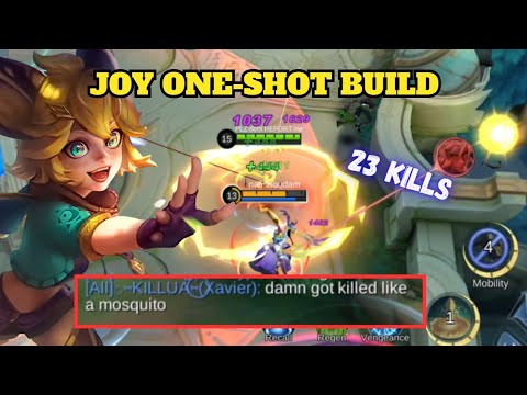 23 KILLS !! INSANE Damage JOY Build | SOLO Road to Global JOY [ Mobile ...