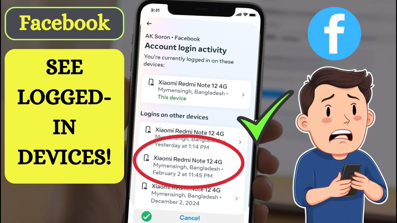 How to See All Devices Logged Into Your Facebook Account (2024 Update ...