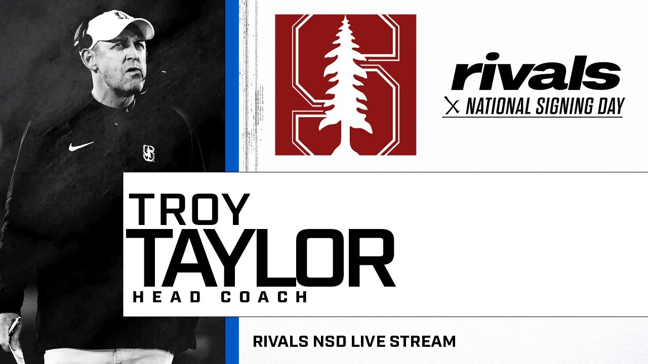 Rivals NSD: Stanford head coach Troy Taylor - YouTube