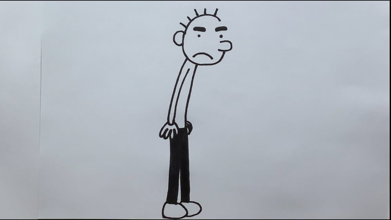 How to draw Rodrick ️ From Diary of a Wimpy Kid - YouTube
