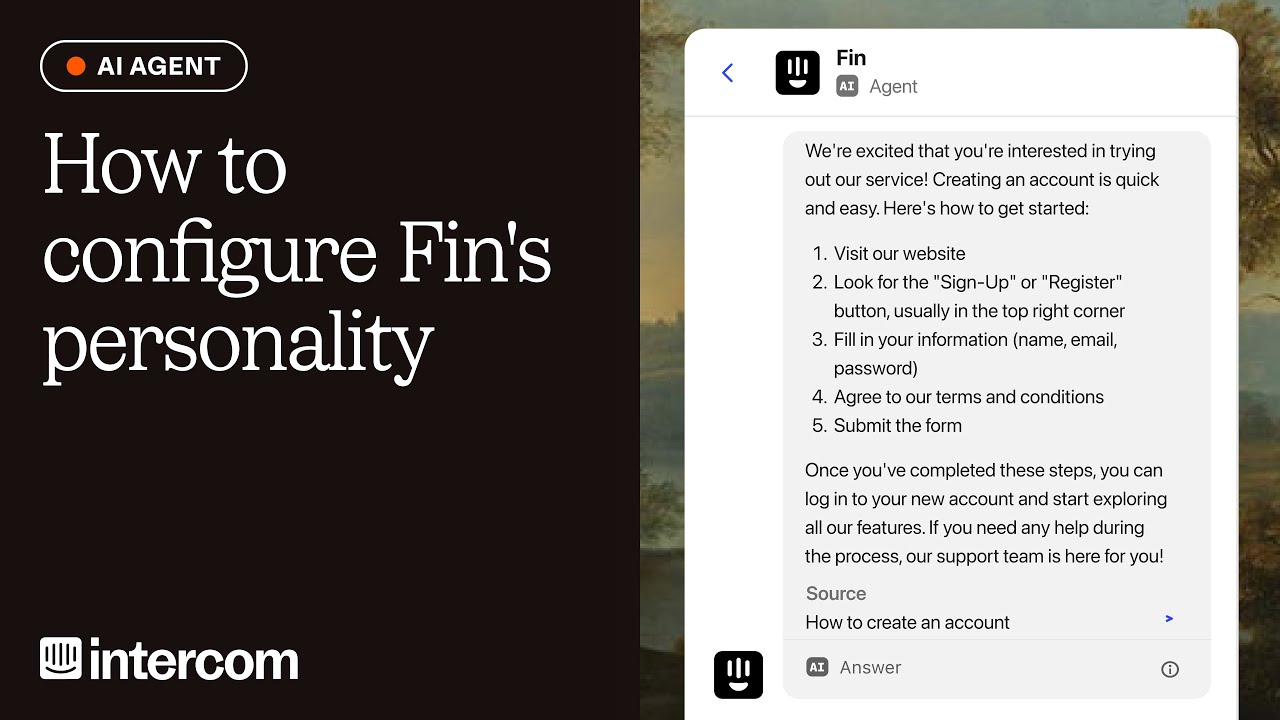 How to configure Fin 2's personality - YouTube